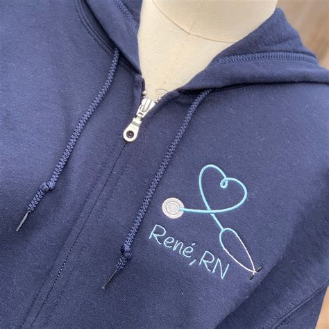 Monogrammed Nurse Jacket Embroidered Nursing Jacket Nurse Etsy