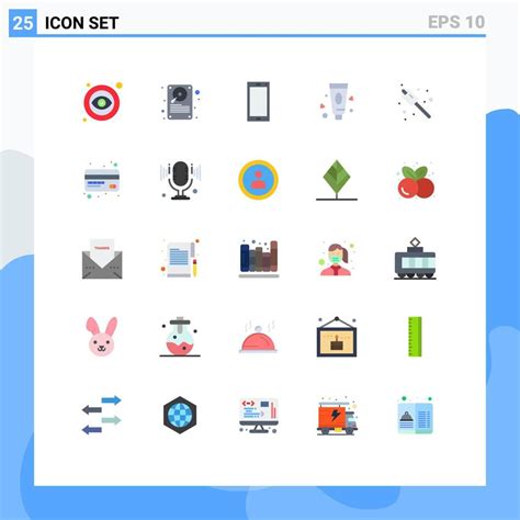 25 User Interface Flat Color Pack Of Modern Signs And Symbols Of
