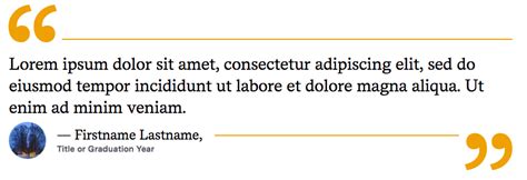 adding a block quote colgate website content management