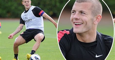 See Pictures Of Arsenal Star Jack Wilshere Back In Training For First