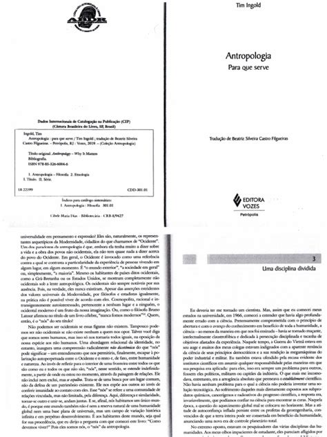 Ingold Uma Disciplina Dividida Pdf