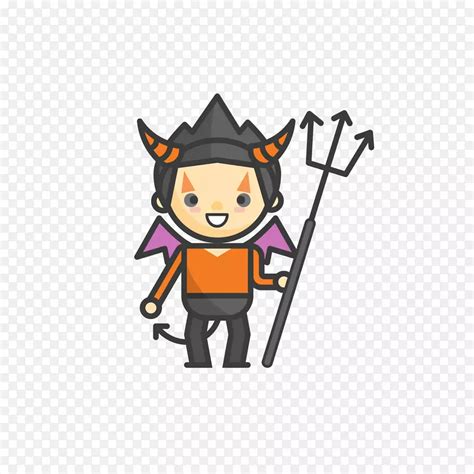 万圣节卡通可爱小恶魔png图片素材下载图片编号qakkvrvq 免抠素材网