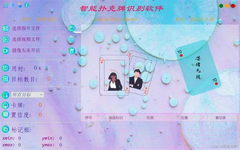 智能扑克牌识别软件（pythonyolov5深度学习模型清新界面） 思绪无限 博客园