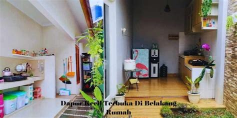7 Dapur Minimalis Terbuka Di Belakang Rumah