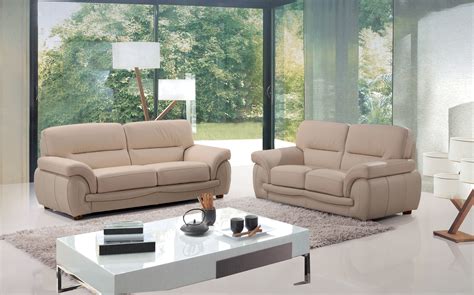 Top Grain Italian Leather Sofa Set Anaheim California Beverly Hills Sienna