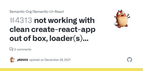 not working with clean create react app out of box loader s missing