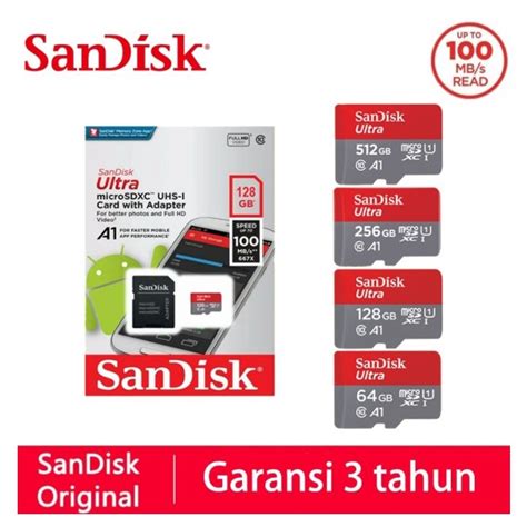 Ultra Memory Card 64gb 128gb Micro Sd Uhs 1 C10 A1 100mbs Read Speed