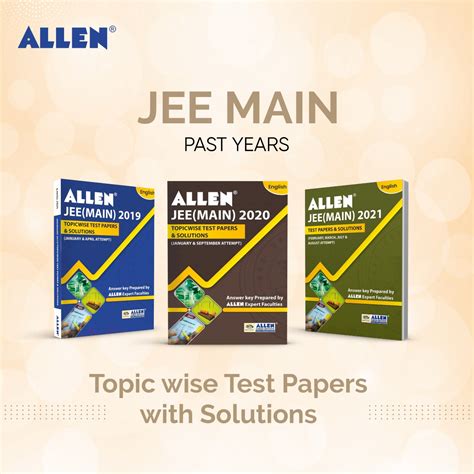 Jee Main 2019 2020 2021 And 2022 Topic Wise Test Papers My Exam