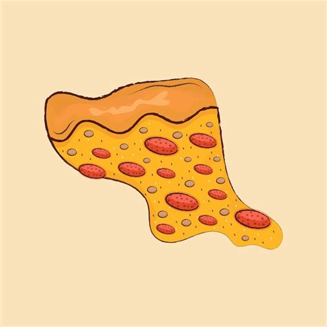 Premium Vector Pizza Hand Drew Illustration Food Illustration Food