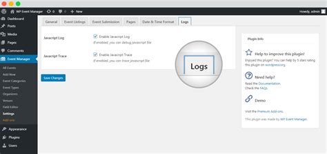 Enable Trace And Debug Javascript File Logs Document Wpem