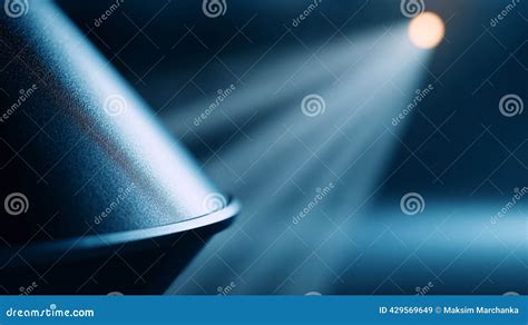 Spotlight Projector Light Effect With Yellow Rays Royalty Free Stock