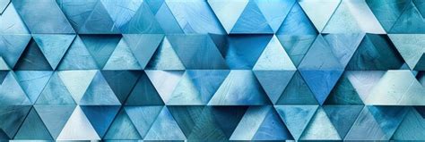 Abstract Triangle Mosaic Modern Blue And White Geometric Pattern For Design Background Premium