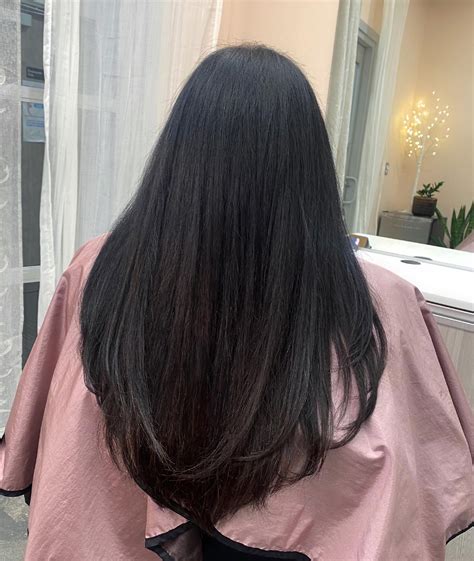 U Shaped Haircuts Long Hair