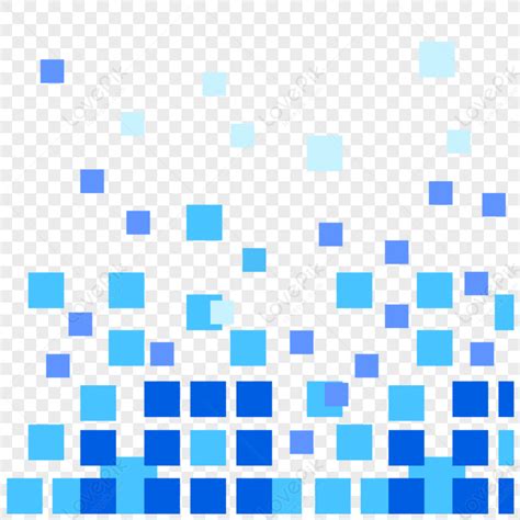 Blue Squares Floating Curve Box PNG Hd Transparent Image And Clipart