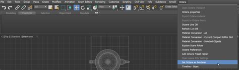 Set Octane As Renderer