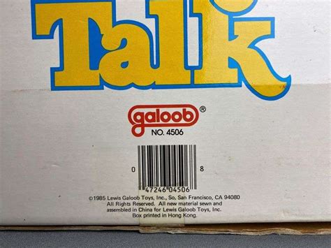 Galoob Baby Talk Doll Matthew Bullock Auctioneers