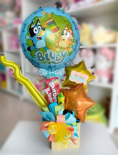 Bluey 🧡💙💛 Manualidades Globos Personalizados Globos