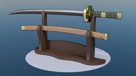 🗡️ Katana Shodai Kitetsu One Piece・archivo Stl Para Impresión 3d・cults
