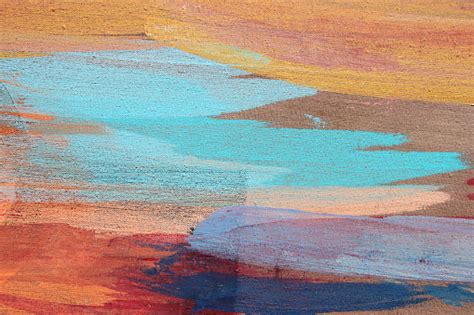 추상 미술 배경입니다 캔버스에 아크릴 페인트의 거친 브러시 스트로크 0명에 대한 스톡 사진 및 기타 이미지 0명 가리기 갈색 Istock