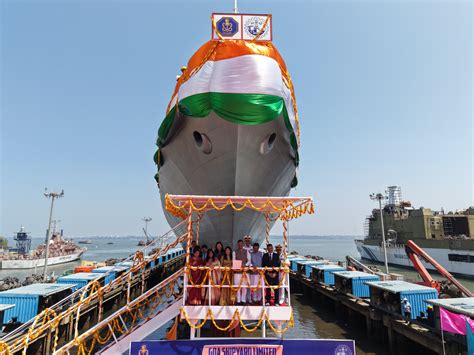 Indian Defence Industries Indigenous ‘tavasya 2nd Ship Of Two Additional Talwar Class Launched