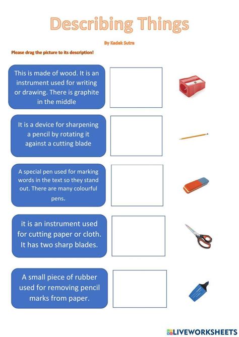 Describing Something