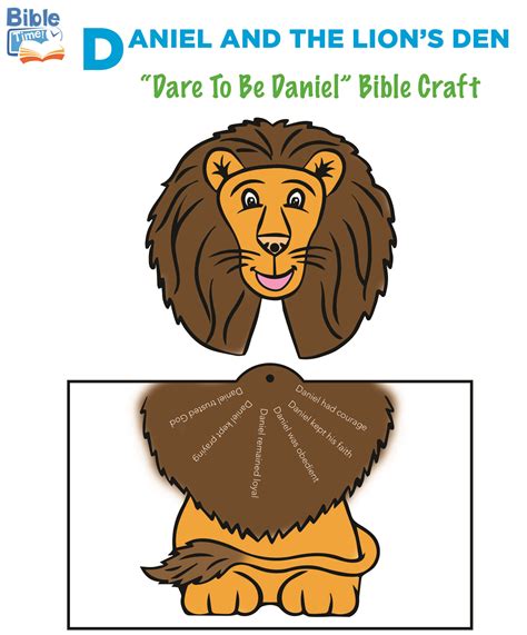 Daniel In The Lions Den Craft Free Free Printable Templates
