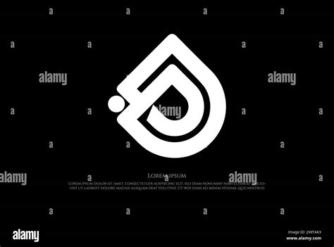 Initial Letter J D Jj Dd Dp Pd Logo Design Vector Stock Vector Image