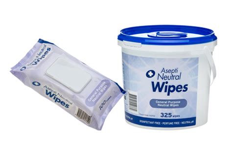 Asepti Neutral Detergent Wipes Ecolab Australia