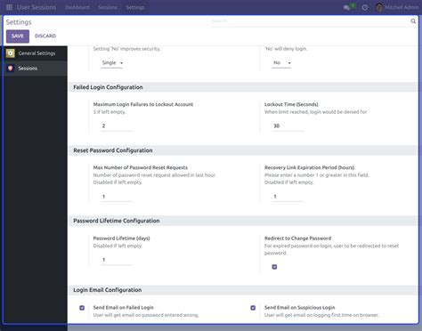 Odoo User Login Security Webkul
