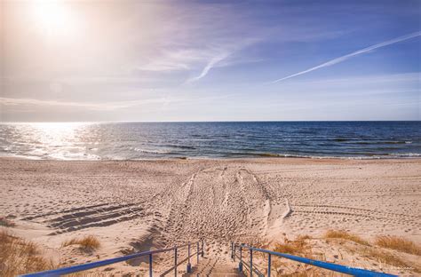 nida beach baltic seashore lithuania