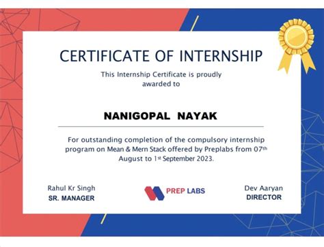 Nanigopal Nayak On Linkedin Mern Internship Fullstackdev