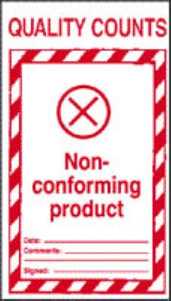 Non Conforming Product Safetec Direct Ltd