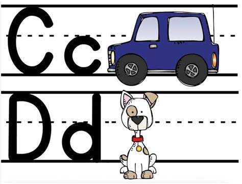 Classroom Alphabet Strip Az With Capital And Lowercase Letters
