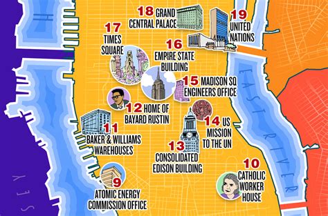 Manhattan New York Hotels Map Midtown And Downtown Stays