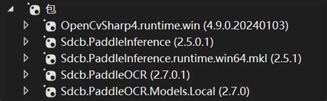 C使用paddleocr进行图片文字识别 C Paddleocr Csdn博客