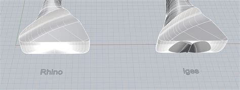 Problem With Surface Export To Iges Serengeti Rhino Wip Mcneel Forum