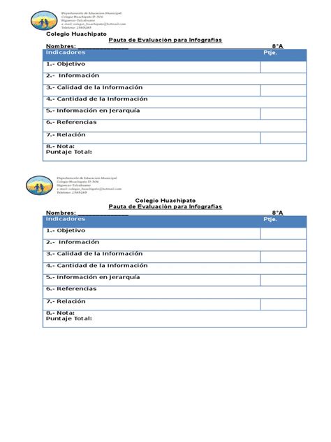 PDF Pauta Evaluación infografia DOKUMEN TIPS