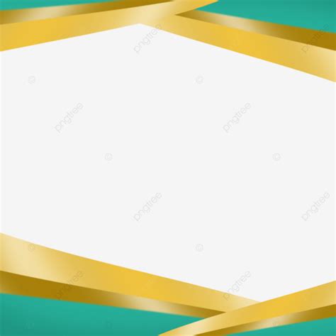 Abstract Gold And Green Border Frame Abstract Gold Frame Png