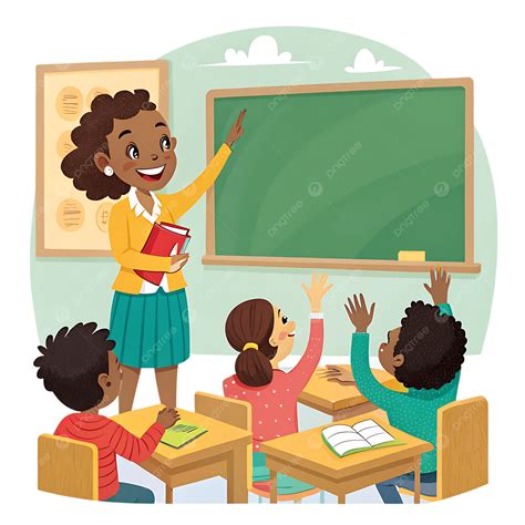 Classroom Students Cartoon