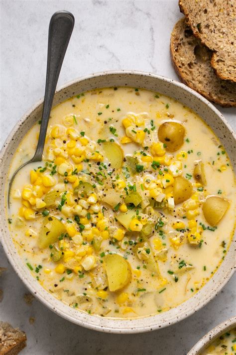 One Pot Corn And Potato Chowder The Natural Nurturer