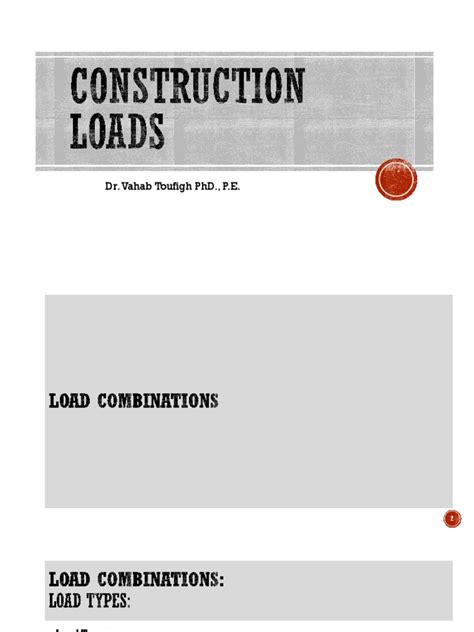Load Combinations Pdf Structural Load Strength Of Materials