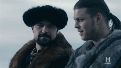 The Black Hat Fur Oleg Danila Kozlovsky In Vikings S06e03 Spotern