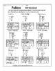 Ideal Mechanical Advantage Worksheet Pulleys Also Doubles As A Lab