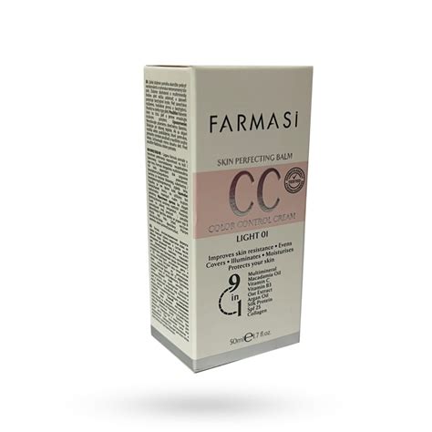 مشخصات، خرید و قیمت سی سی کرم 9 در 1 فارماسی رنگ روشن 01 با Spf25 حجم
