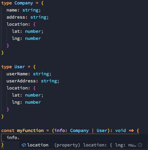 Union Of Common Methods Performed By Typescript When Using Interface Or