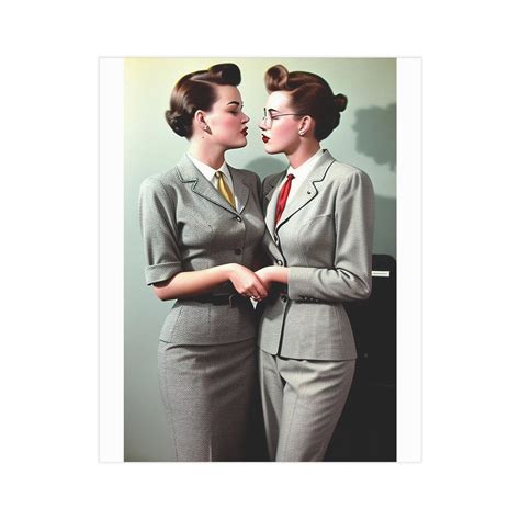 Two Pretty Secretaries 8x10 Art Print Etsy