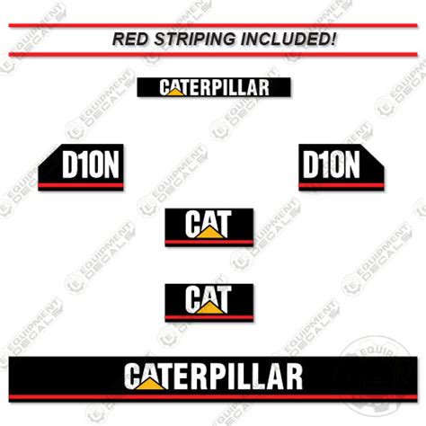 Fits Caterpillar D10n Decal Kit Dozer Cat D10n