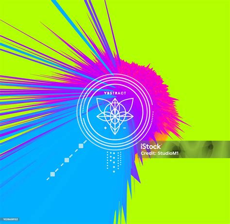 광선을 폭발과 배경입니다 동적 효과와 추상적인 벡터 일러스트입니다 디자인 서식 파일을 커버 광고 마케팅 및 프레 젠 테이 션에 사용할 수 있습니다 3차원 형태에 대한 스톡