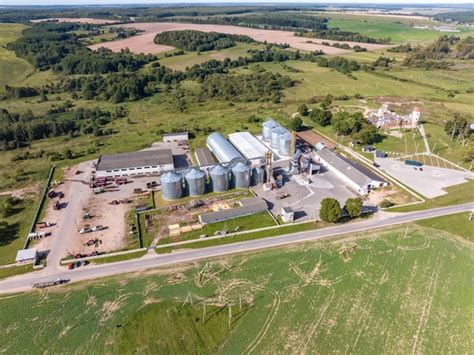 Premium Photo Agroindustrial Complex For Storing And Processing Silage