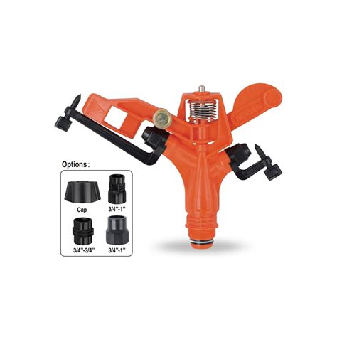 Custom Dc S49 Orange Color Agricultural Irrigation Plastic Impact Sprinkler With 3 4